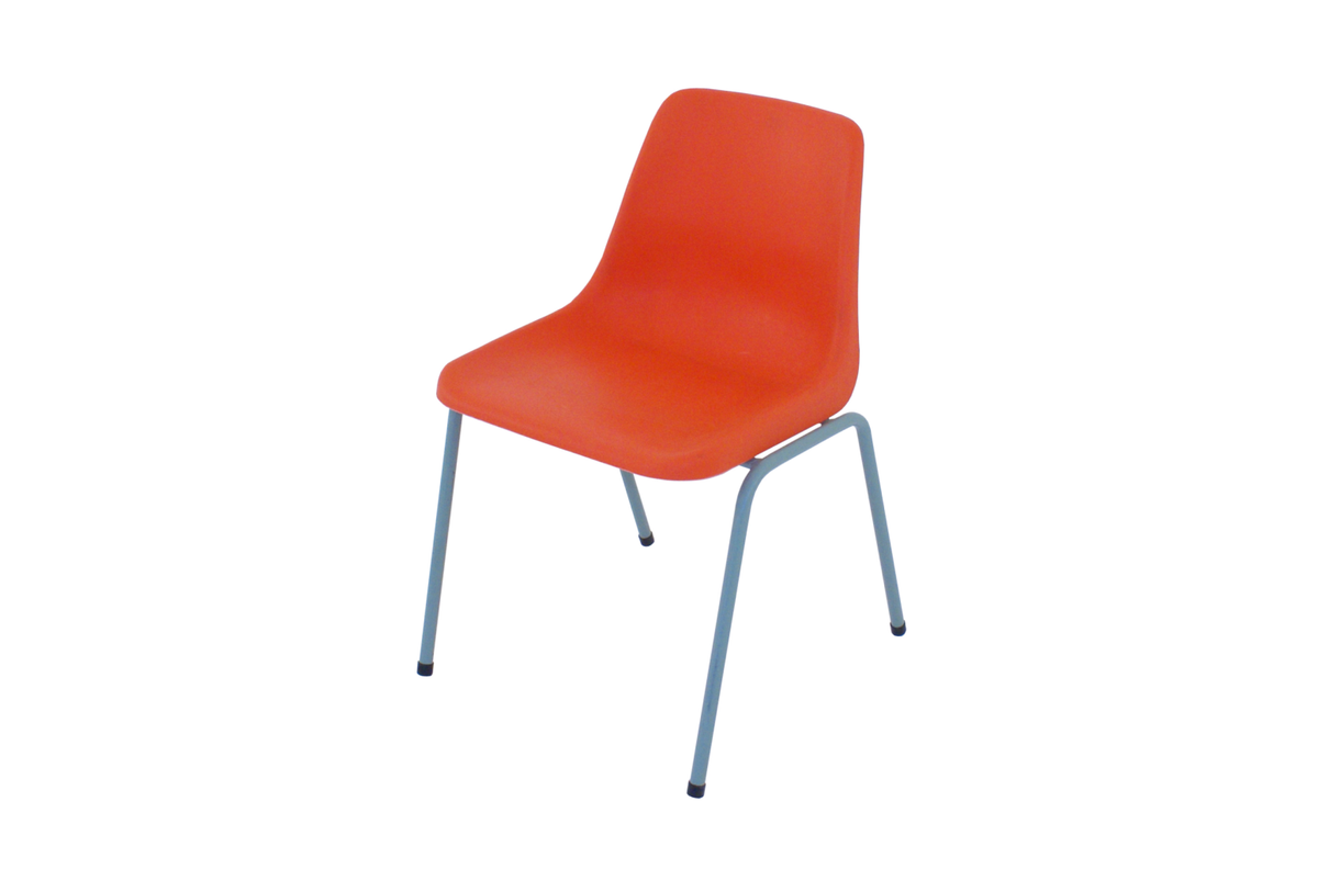 Secondary Polyshell Chair, Orange, 450mmH – Reboni Furniture Manufacturing